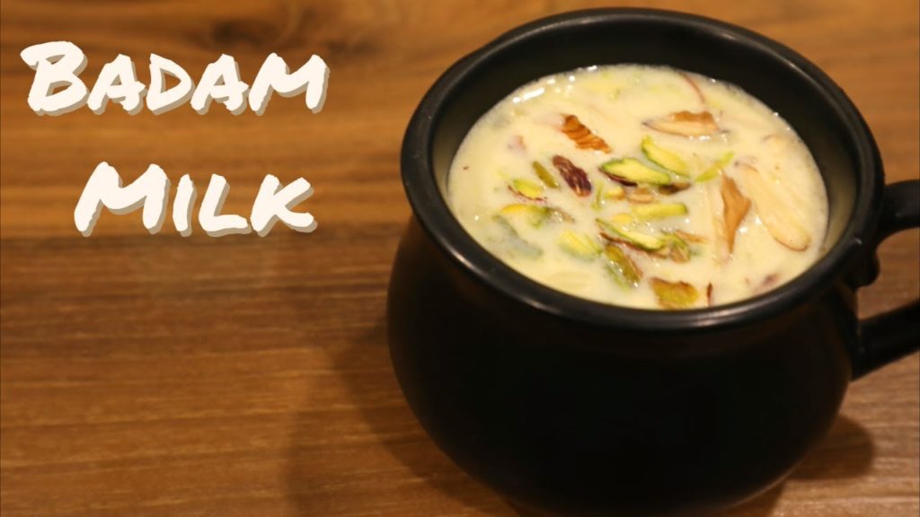 badam milk recipe | almond milk recipe | badam doodh recipe |Homemade ...