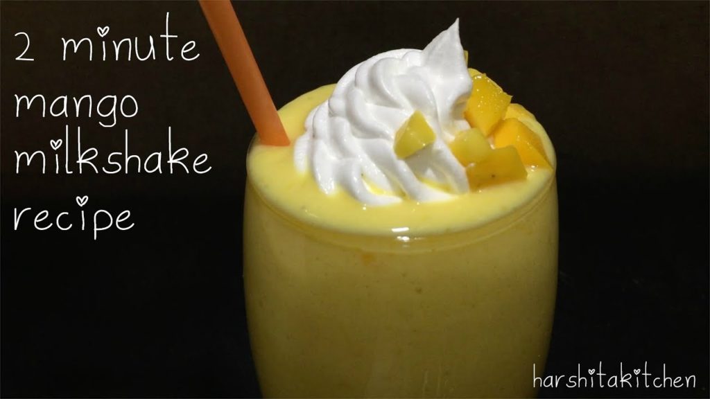 Mango Milkshake Recipe 🍋| How to Make Mango Milkshake at Home, Easy ...